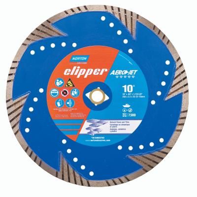 Norton Clipper Classic Natural Stone Wet Continuous Rim Tile Blade ...