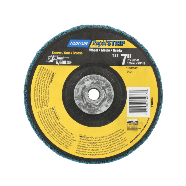 Norton Rapid Strip AO Arbor Thread Non-Woven Depressed Center Disc ...