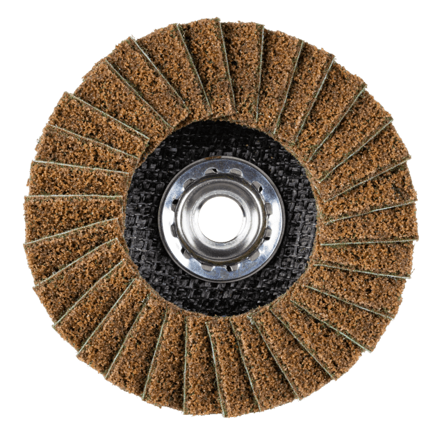 Norton Vortex Rapid Prep AO Arbor Thread Fiberglass Non-Woven Flat Flap ...