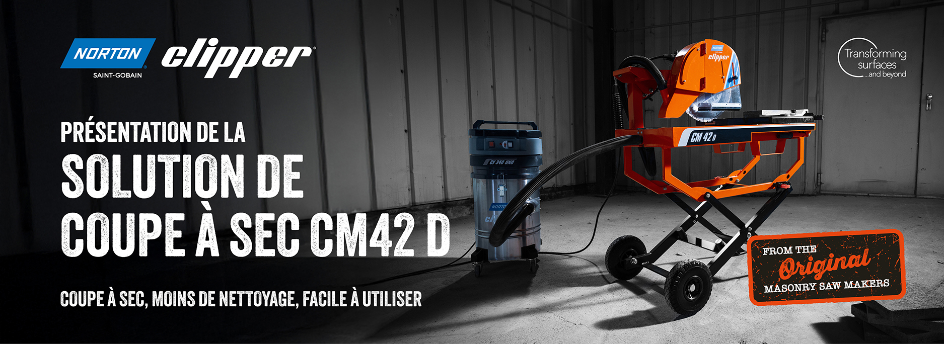 CM42 D : Norton Clipper lance une solution complète de coupe à sec pour ...