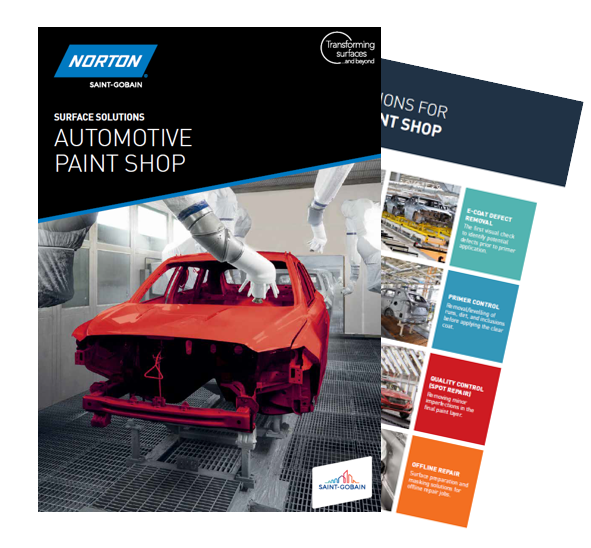 Surface Solutions For Automotive Paint Shop | Norton Abrasives | UK