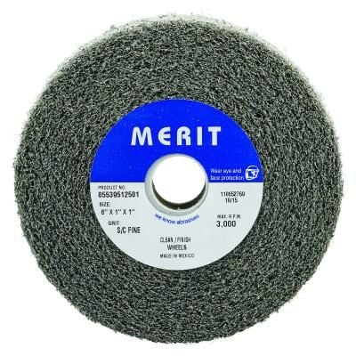 Merit Clean & Finish SC Medium Grit Non-Woven Convolute Wheel | Norton ...
