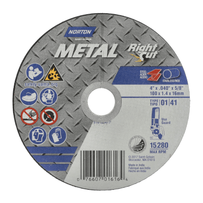 Norton DiaLast RightCut Diamond Diamond Type 01/41 Right Angle Cut-Off ...