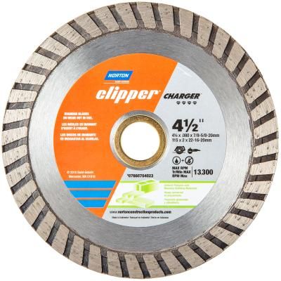 Norton Clipper Classic General Purpose Dry Turbo Rim Portable Blade ...