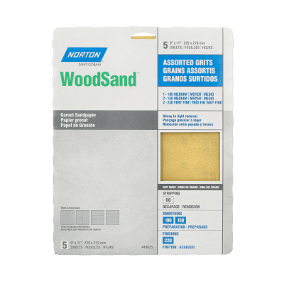 Norton TufBak T461 SC Fine Grit Paper WP Sheet | Norton Abrasives | US ...