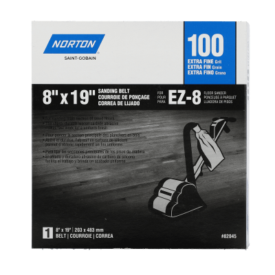 Norton Red Heat R955P/R418/R980 CA Medium Grit Cloth Floor Sanding Belt ...