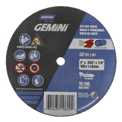 Norton Quantum3 RightCut SG CA Type 27/42 Right Angle Cut-Off Wheel ...