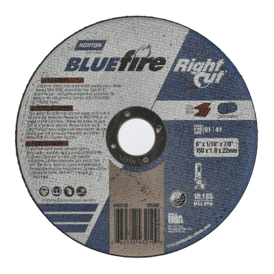 Norton Gemini RightCut A AO Type 01/41 Right Angle Cut-Off Wheel ...