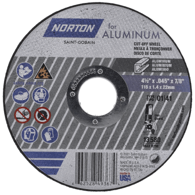 Norton Gemini RightCut A AO Type 27/42 Right Angle Cut-Off Wheel ...