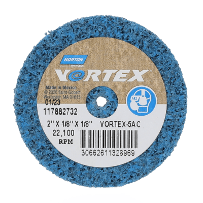 Norton BlueFire 4NV ZA Type 11 Non-Reinf Portable Snagging Wheel >3 ...