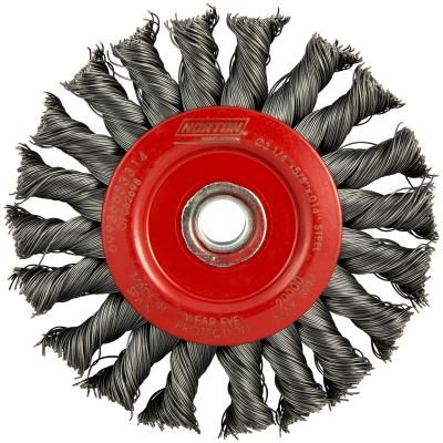 Norton BlueFire Stainless Steel Bevel Twist Knot Wire Cup Brush ...