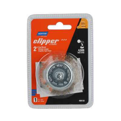 Norton Clipper Classic Brass Crimped Wire Brush & Wheel Set | Norton ...