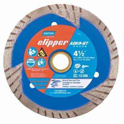 Norton Clipper Classic Natural Stone Dry Continuous Rim Tile Blade ...