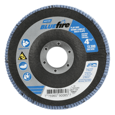 Norton Vortex Rapid Blend AO Coarse Grit Non-Woven Depressed Center ...