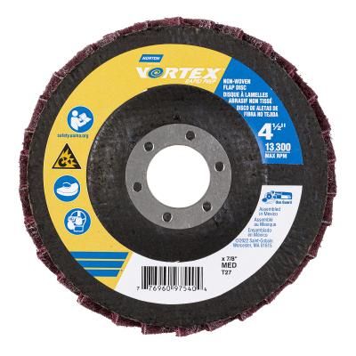 Norton Blaze R980P CA Coarse Grit Arbor Thread Plastic Flat Flap Disc ...