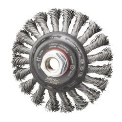 Norton BlueFire Carbon Steel Bevel Twist Knot Wire Cup Brush | Norton ...