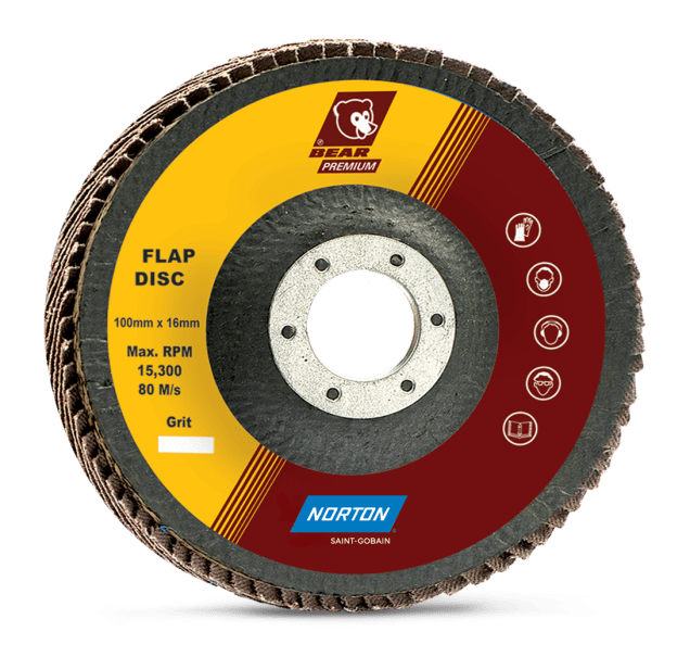 Norton Bear Premium Flap Disc | Norton Abrasives | India