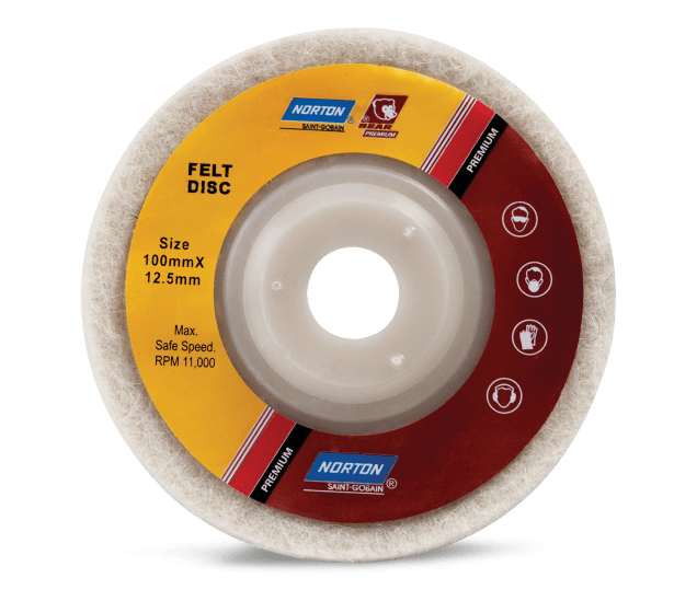 Norton Bear Premium Felt Disc | Norton Abrasives | India