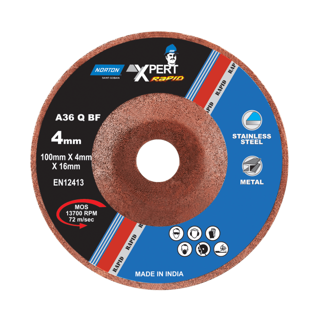 Norton Xpert Rapid Grinding Disc | Norton Abrasives | India