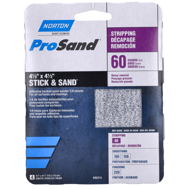 Norton ProSand A259PS AO Coarse Grit Paper PSA Cut Sheet | Norton ...