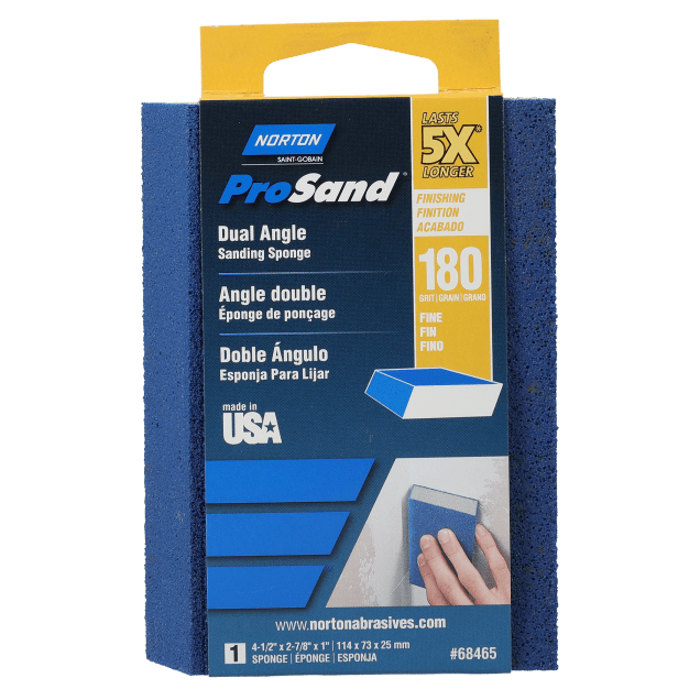 Norton ProSand Dual Angle Sanding Sponge | Norton Abrasives | US and Canada