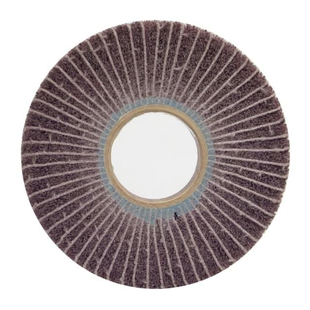 Norton Bear-Tex AO Medium Grit Arbor Non-Woven Interleaf Flap Wheel ...
