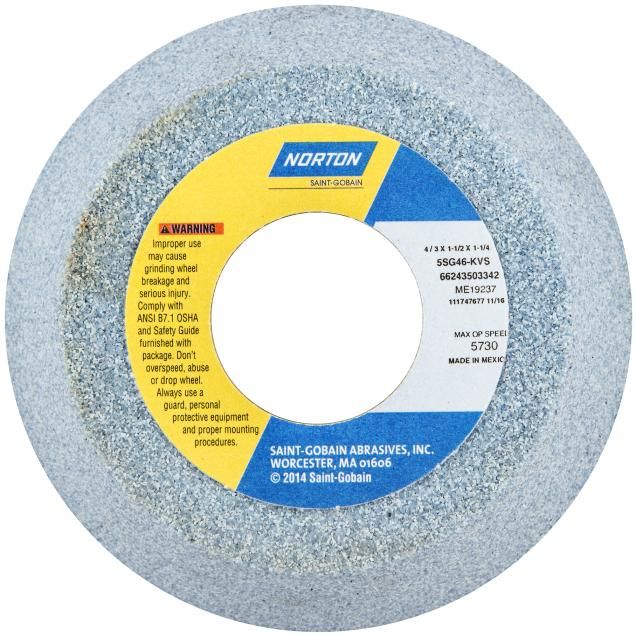 Norton SG 5SG CA Type 11 Toolroom Wheel