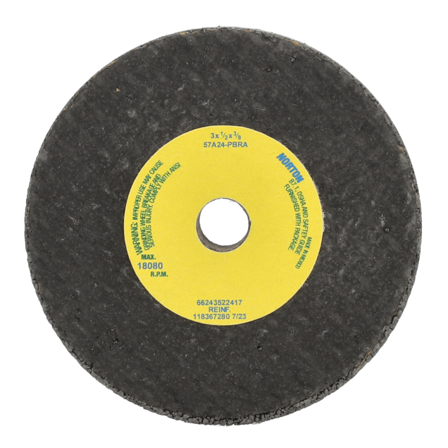 Norton Charger 57A AO Type 01 Reinf Portable Snagging Wheel