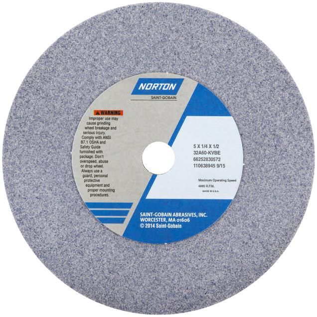 Norton 32A AO Type 01 Toolroom Wheel >4" | Norton Abrasives | US and Canada