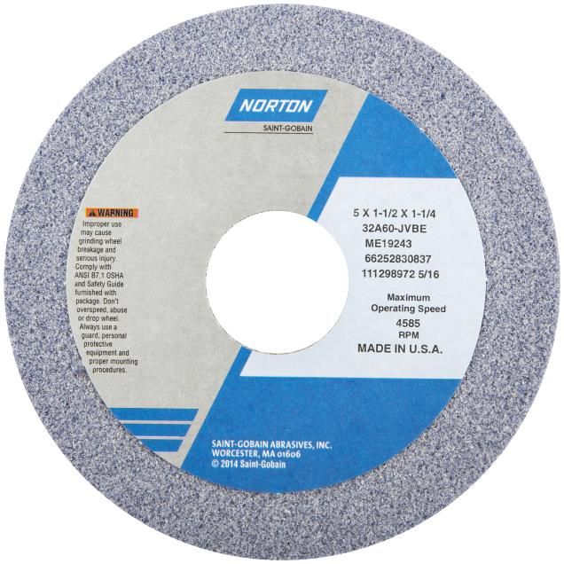 Norton 32A AO Type 06 Toolroom Wheel >4" | Norton Abrasives | US and Canada