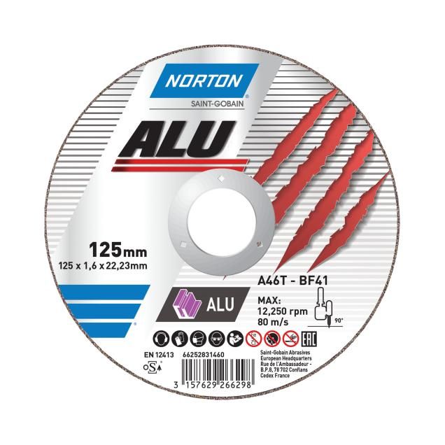 Norton Alu Aluminium Cutting Disc | Norton Abrasives | UK