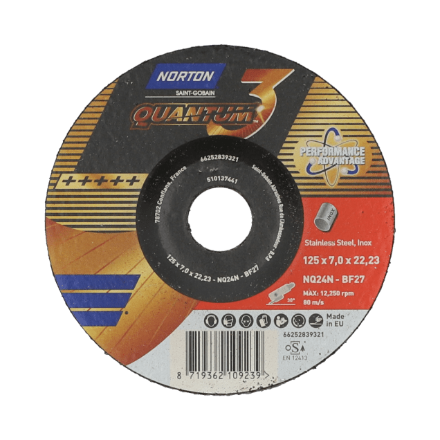 Norton Quantum3 Grinding Disc | Norton Abrasives | UK