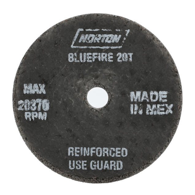 Norton BlueFire 4NV ZA Type 01 Reinf Portable Snagging Wheel