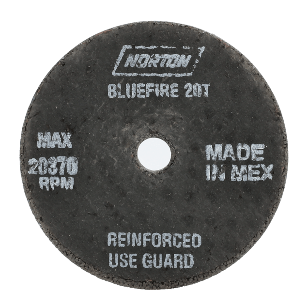 Norton BlueFire 4NV ZA Type 01 Reinf Portable Snagging Wheel