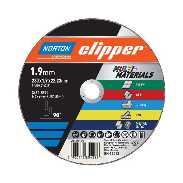 Norton Clipper Ultra Thin Multipurpose Cutting Disc | Norton Abrasives | UK