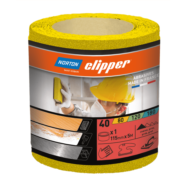 Gelbe Papierrolle | Norton Abrasives | Germany