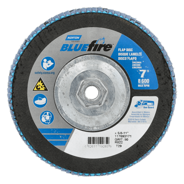 Norton Charger R822/R842 ZA Coarse Grit Arbor Thread Fiberglass Conical ...