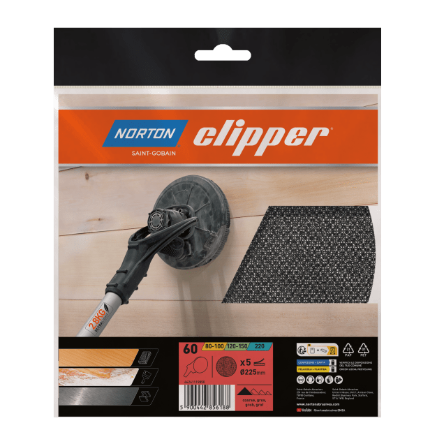 Clipper Screen - Selfgrip Discs | Norton Abrasives | UK