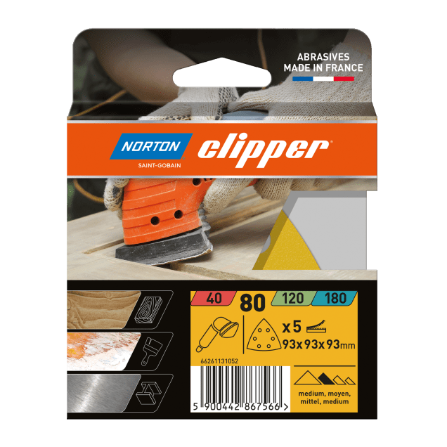 Clipper - Tiras de lijado Selfgrip | Norton Abrasives | Spain