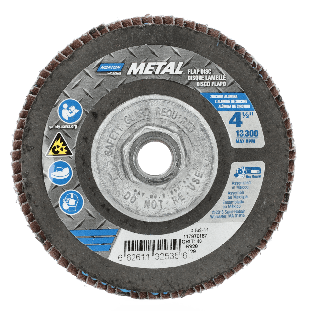 Norton Metal R828/R860 ZA Coarse Grit Arbor Thread Fiberglass HD ...