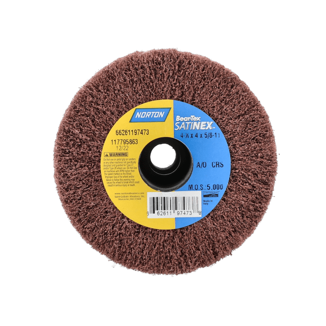 Norton AO Coarse Grit Arbor Thread Non-Woven Flap Wheel | Norton ...