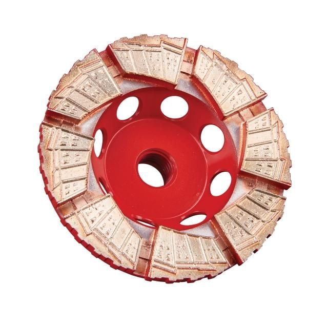 Norton Clipper 3X3 iHD General Purpose Dry Single Row Diamond Cup Wheel ...