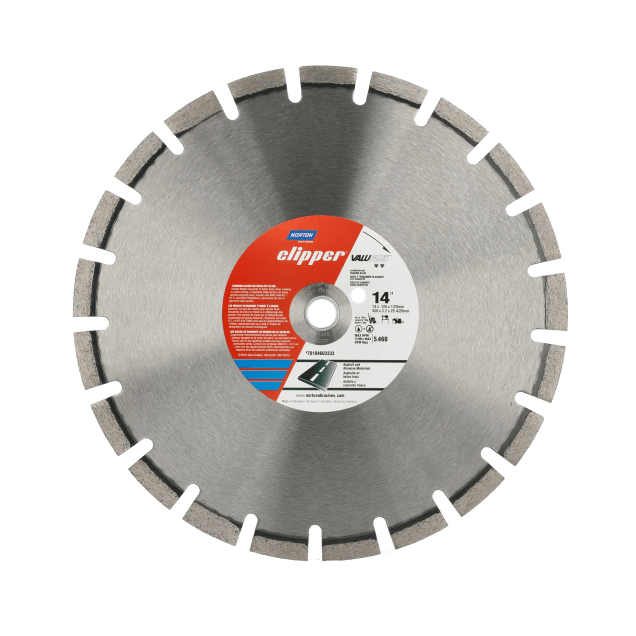 Norton Clipper ValuPlus Asphalt Dry Segmented High-Speed Blade | Norton ...