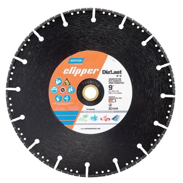 Norton Clipper Dialast Multi-Purpose Dry Cordless Power Tool Diamond ...