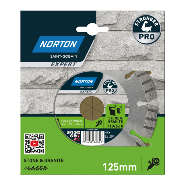 Norton Expert Stronger Pro Diamond Cutting Disc for Stone & Granite ...