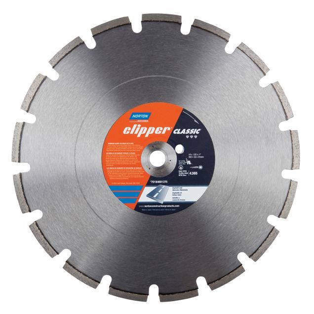 Norton Clipper Classic Asphalt Wet Segmented Walk-Behind Blade | Norton ...