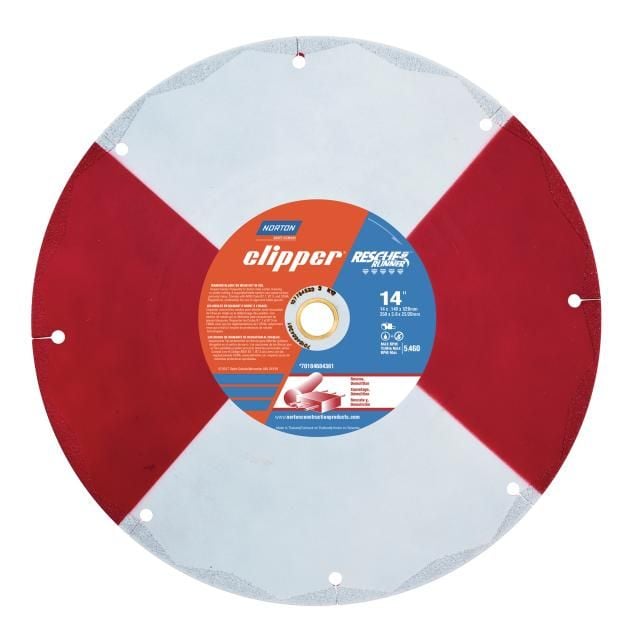 Norton Clipper Rescue Runner Rescue Dry Continuous Rim High-Speed Blade ...
