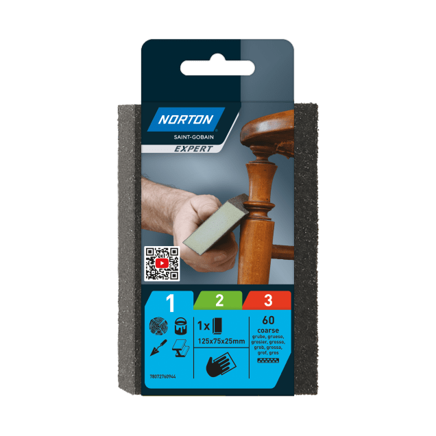 Norton Expert Double Angled Sponges | Norton Abrasives | UK