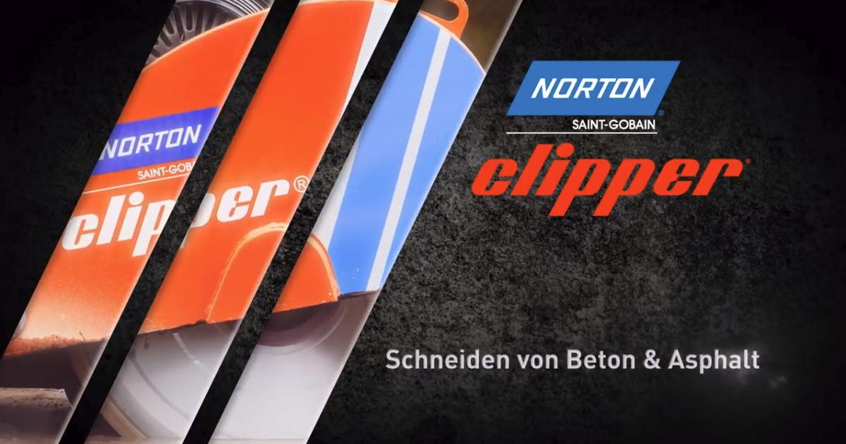 Mit dem Norton Clipper CS451 Fugenschneider Beton & Asphalt schneiden | Norton Abrasives | Germany